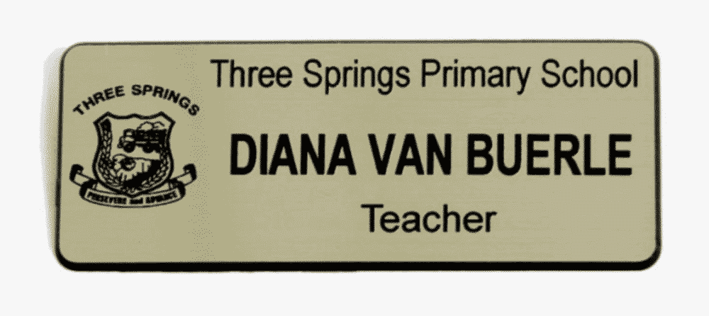 School Name Badges Perth | Sheridan's Badges Perth